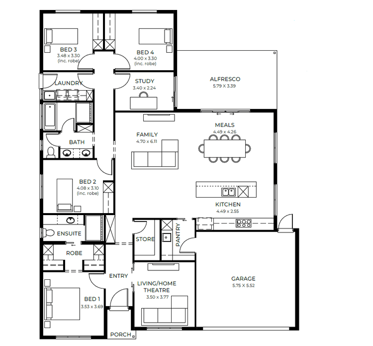 Eclipse Home Design & House Plan by Hickinbotham