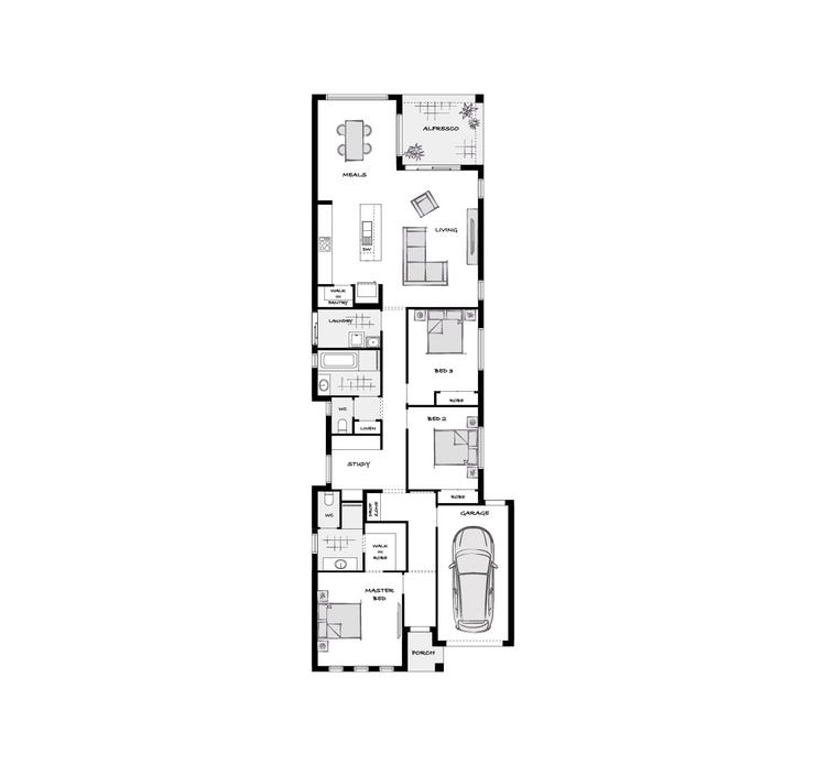 The Elliston Home Design & House Plan by Weeks Homes