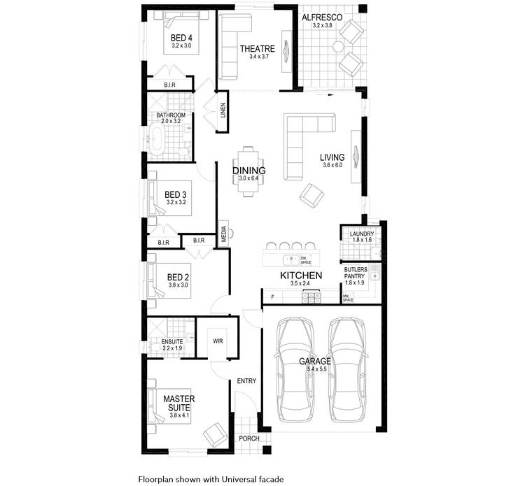 Evolve - Santa Cruz Home Design & House Plan by Masterton Homes