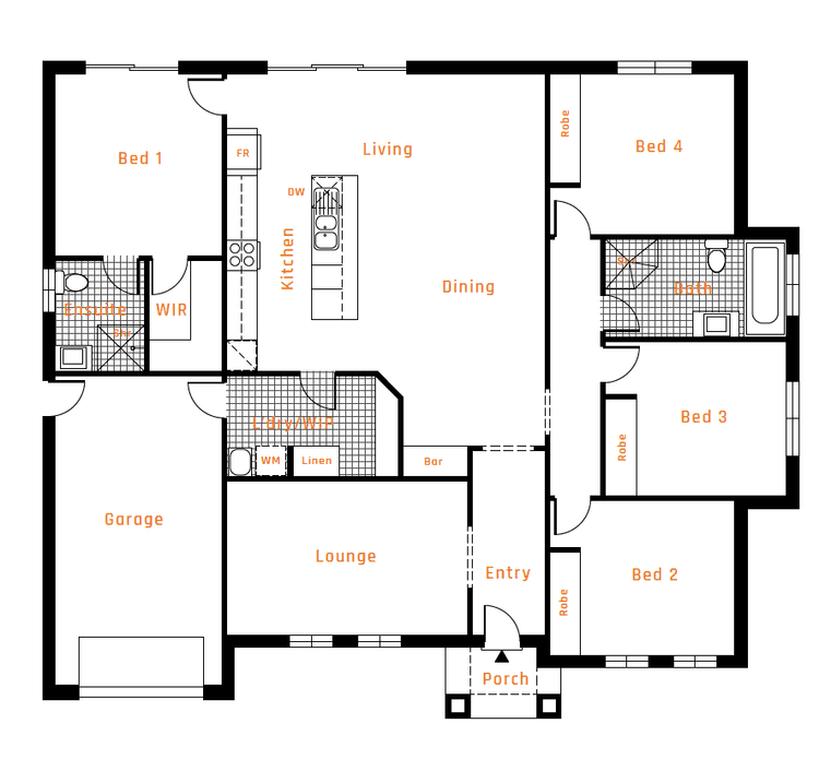 Flinders 170 Home Design & House Plan by HPG Homes