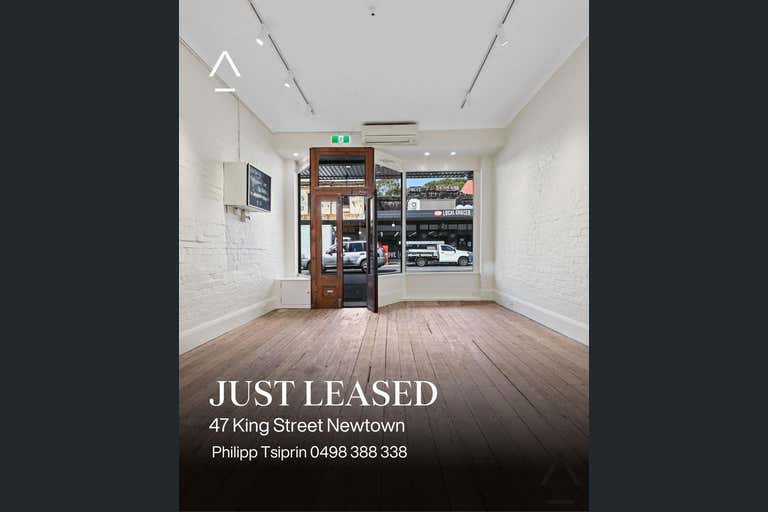 Leased Shop & Retail Property at 47 King Street, Newtown, NSW 2042 ...
