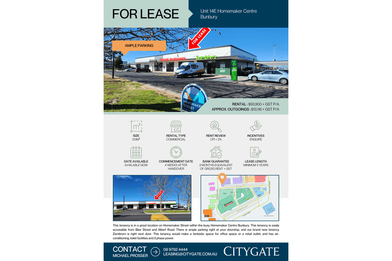 Homemaker Centre Bunbury, U14E 42 Strickland Street, Bunbury, WA 6230 ...