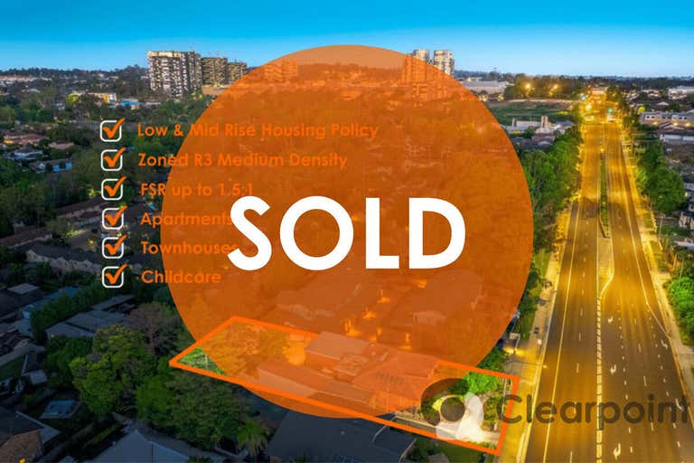 Sold Development Site & Land at 64 Showground Road, Castle Hill, NSW ...